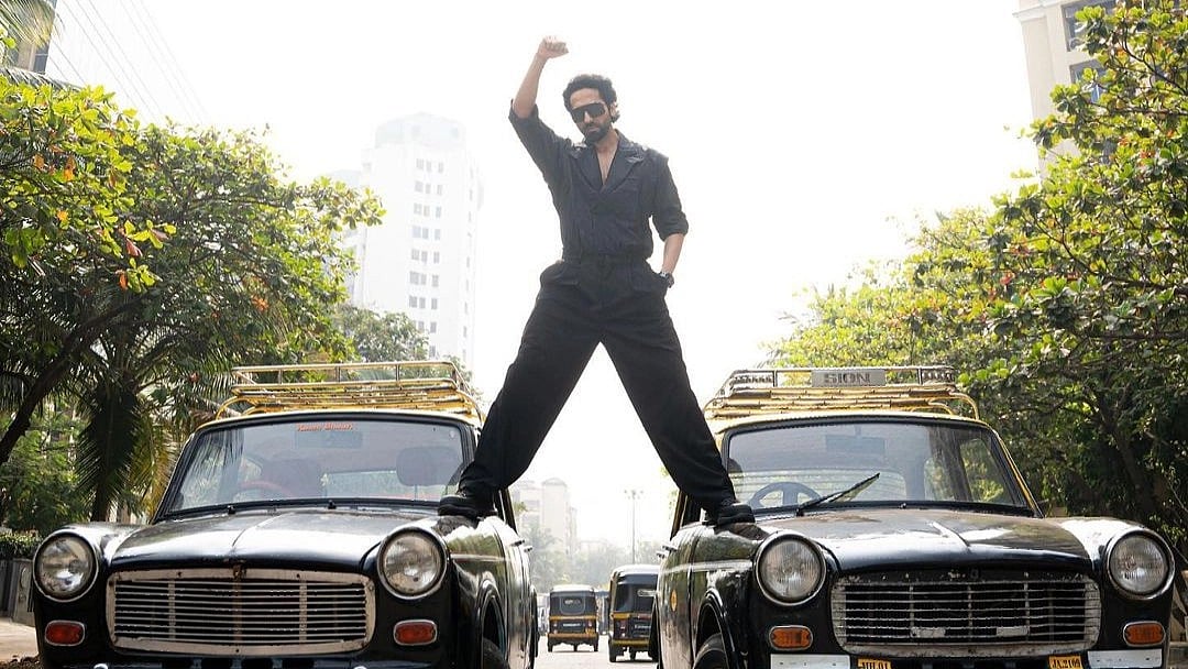 Ayushmann Khurrana recreates Ajay Devgn's iconic Phool Aur Kaante stunt ...