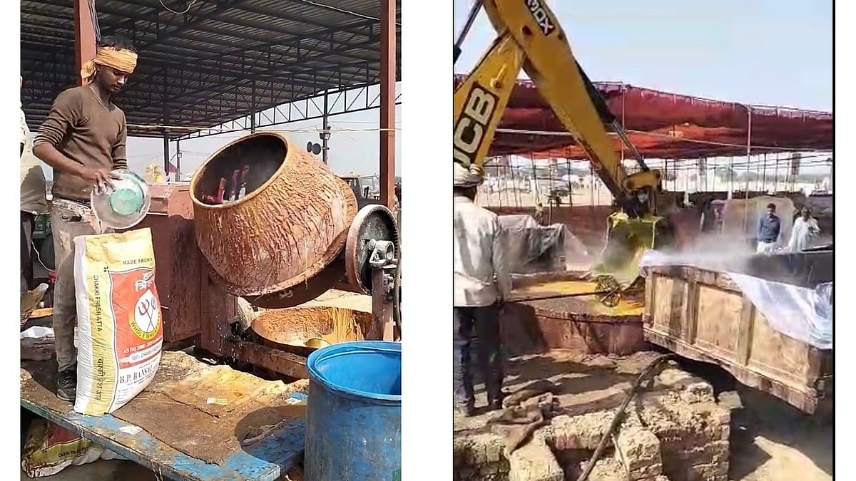 MP Shocker: JCB machine, cement mixer used to make 'Prasad' at self ...