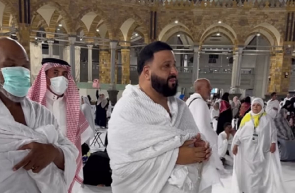 Watch: DJ Khaled breaks down in tears of joy as he performs Umrah in Mecca