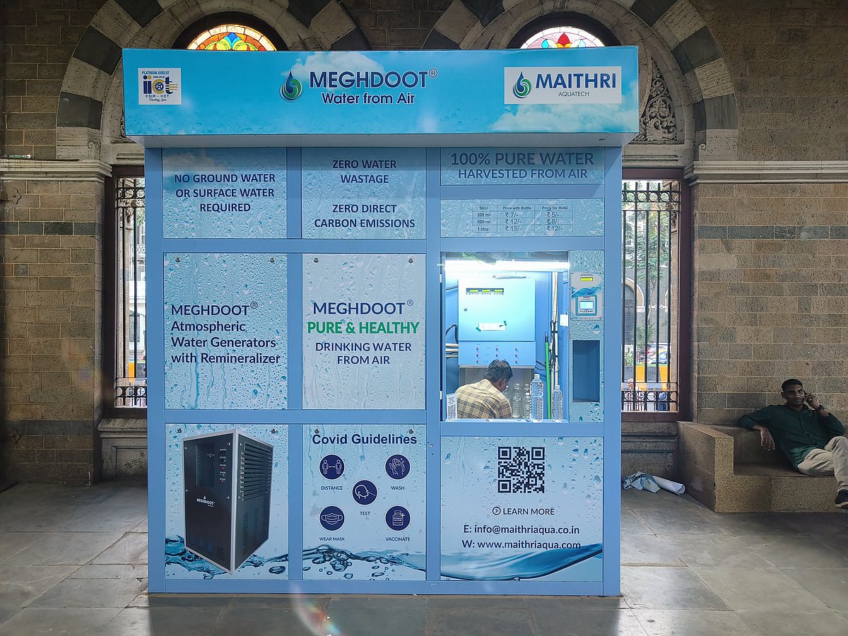 Mumbai: Water kiosks a good move that Railways need to promote