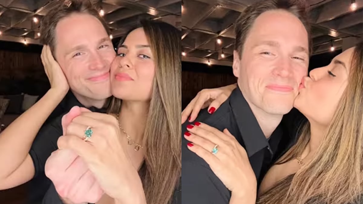 Kuch Kuch Hota Hai fame Sana Saeed gets engaged to boyfriend Csaba Wagner in Los Angeles; watch ...