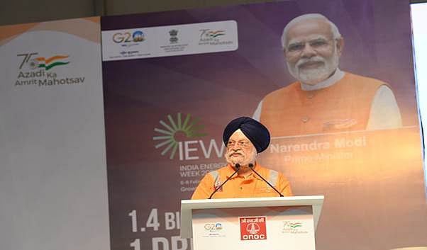 Union Minister of Petroleum & Natural Gas Hardeep Singh Puri re ...