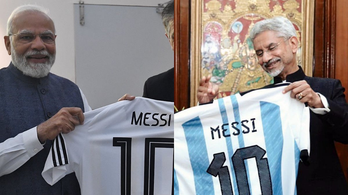 PM Modi, EAM Jaishankar get Lionel Messi Argentina jerseys as gifts at ...