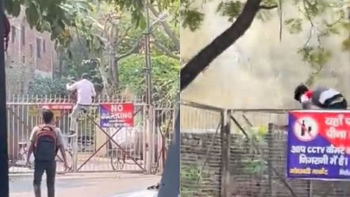 Watch: 3 criminals fire at residents while trying to rob house at Noida ...