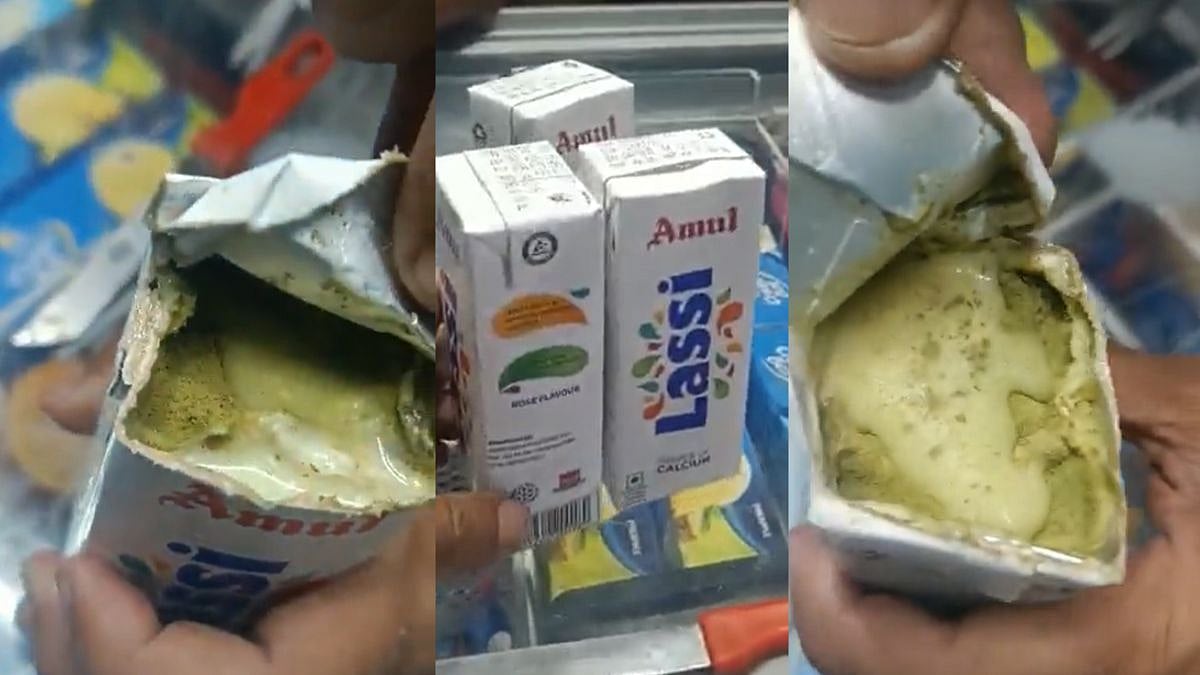 Amul clarifies after video of Lassi pack with fungus goes viral; calls ...