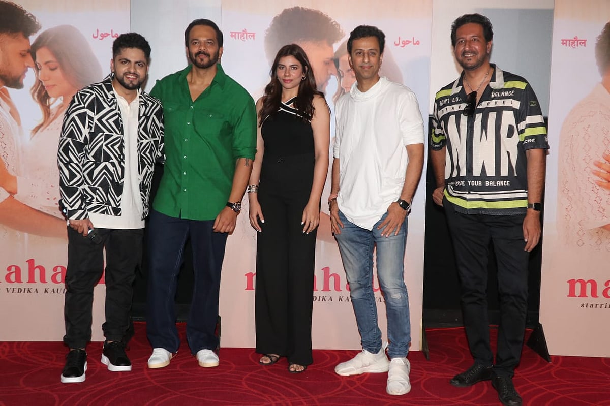 Maahaul song launch: Rohit Shetty gives the action clap for Raj Pandit ...
