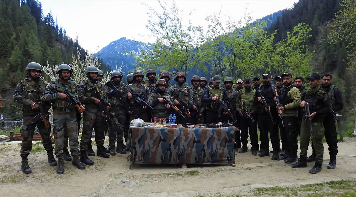 Op Machhal Prahar: 2 terrorists gunned down in J&K, weapons, cash seized