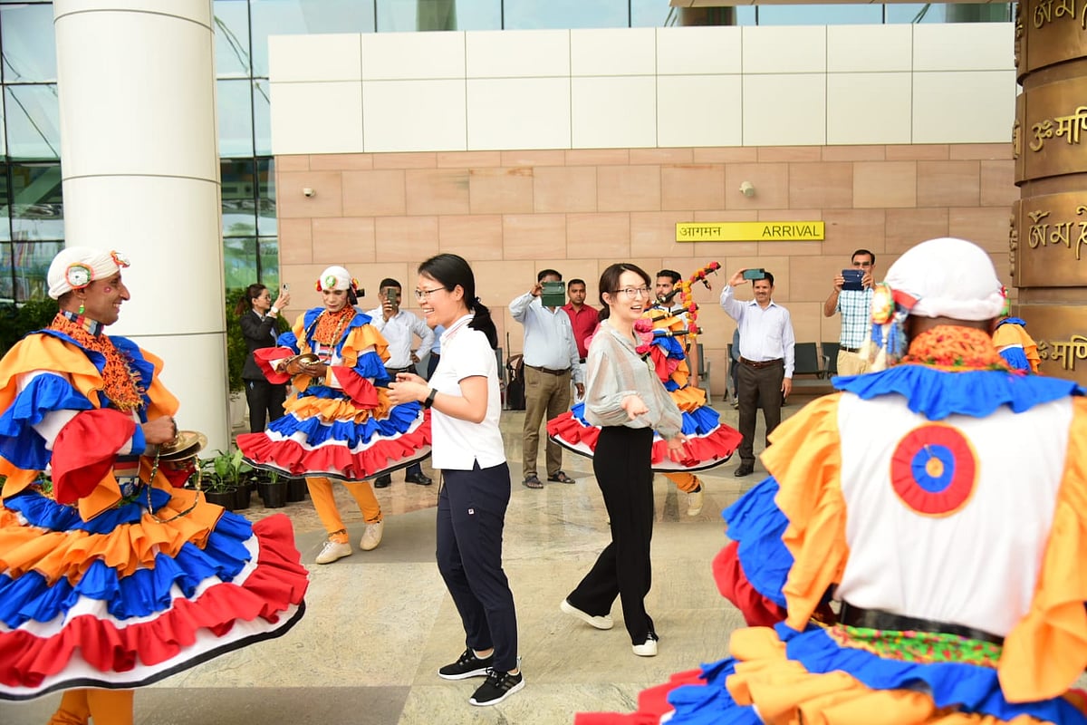Foreign delegates arrive at Jollygrant Airport in Uttarakhand for G 20 ...