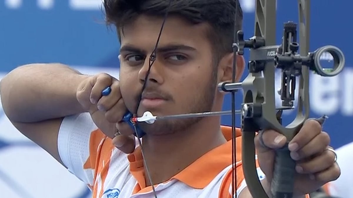 Prathamesh shocks world No. 1 to win maiden World Cup gold; Ojas-Jyothi ...