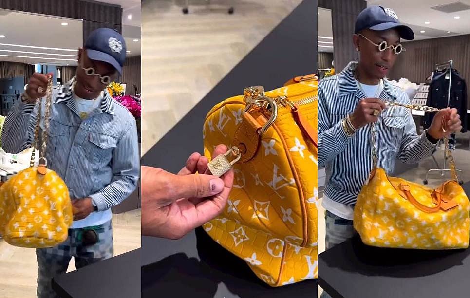 Watch Video: Singer Pharrell Williams Spotted With ₹8.1 Crore Handbag!