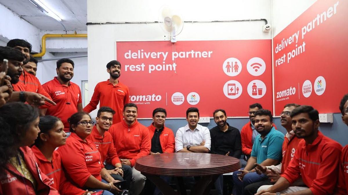 Zomato Launches South India's First 'Rest Point' For Delivery Partners ...