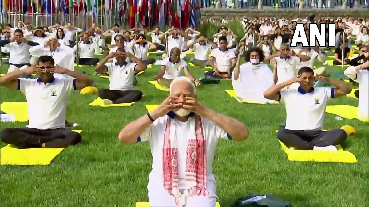 PM Modi’s Yoga Mission A Success
