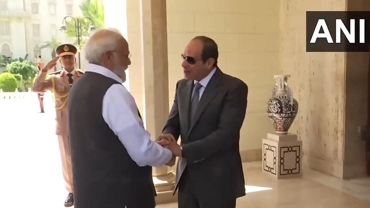 PM Modi Meets Egypt’s President Abdel Fattah El-Sisi In Cairo During ...