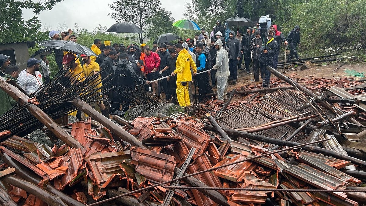 Thane Disaster Response Force Rushes To Khalapur After Landslide For ...