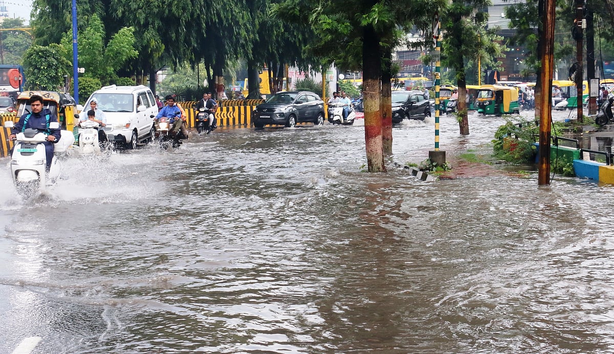 Indore: Heavy Rain Inundate Many Parts Of City