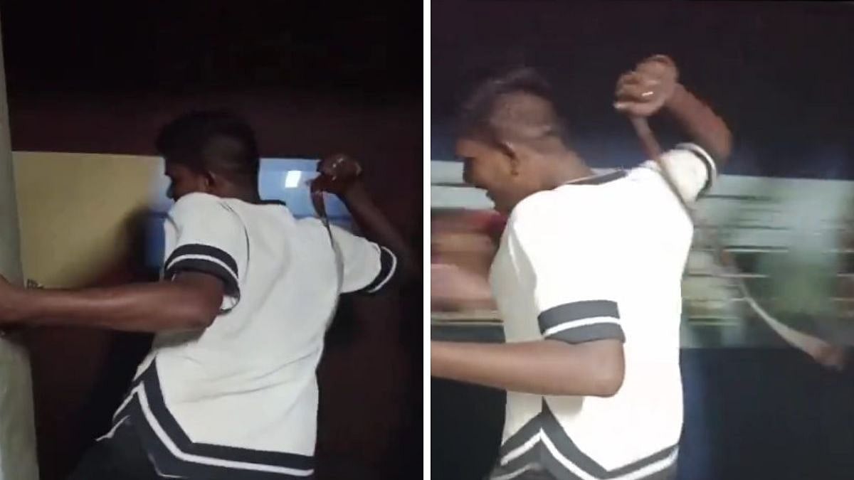 Bihar Shocker: Video Shows Youth On Train Door Hitting Passengers Of ...