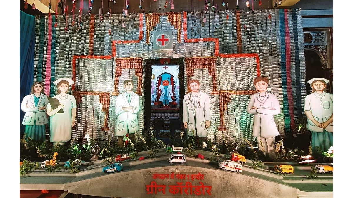 Indore: Lord Hanuman Decked Up As Doctor In Veer Alija Sarkar Temple