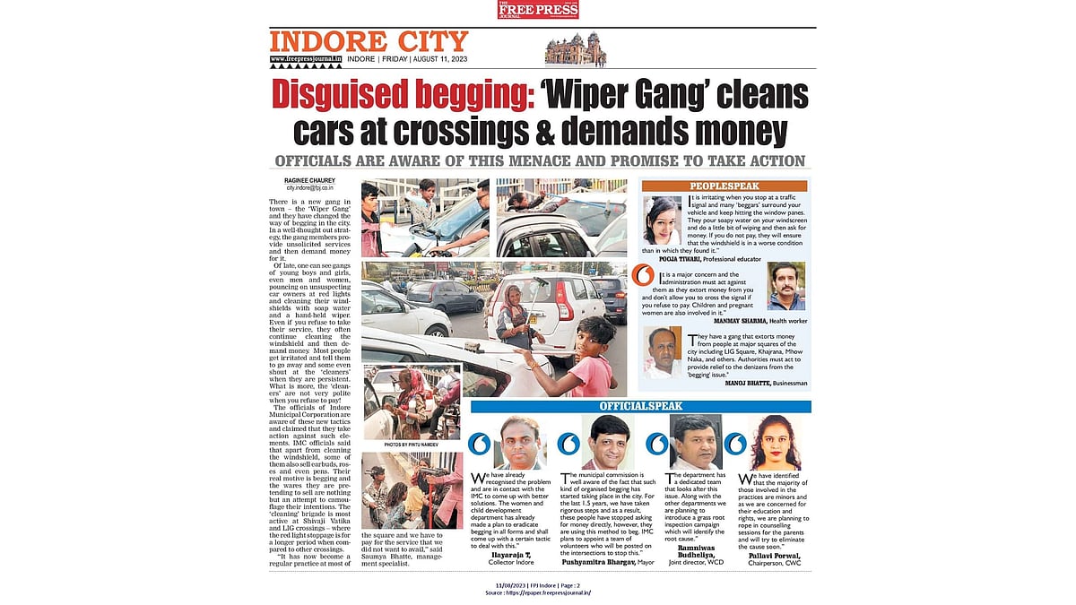 Making Indore Beggar Free: Admin Plans To Crack Down On Disguised Begging