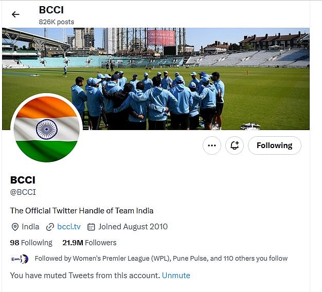 BCCI Loses 'Golden Tick' On X (Twitter) After PM Modi's Appeal To ...