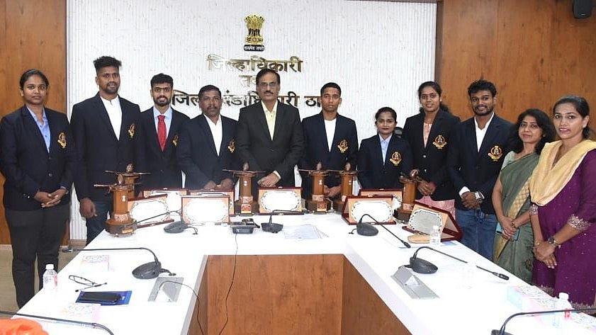 Thane: Athletes Honored For Remarkable Achievements In State-Level Sports