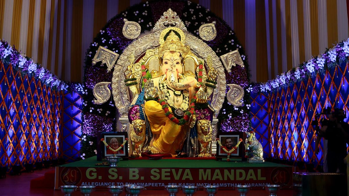 Mumbai News: City's Richest Mandal Unveils First Look Of Bappa