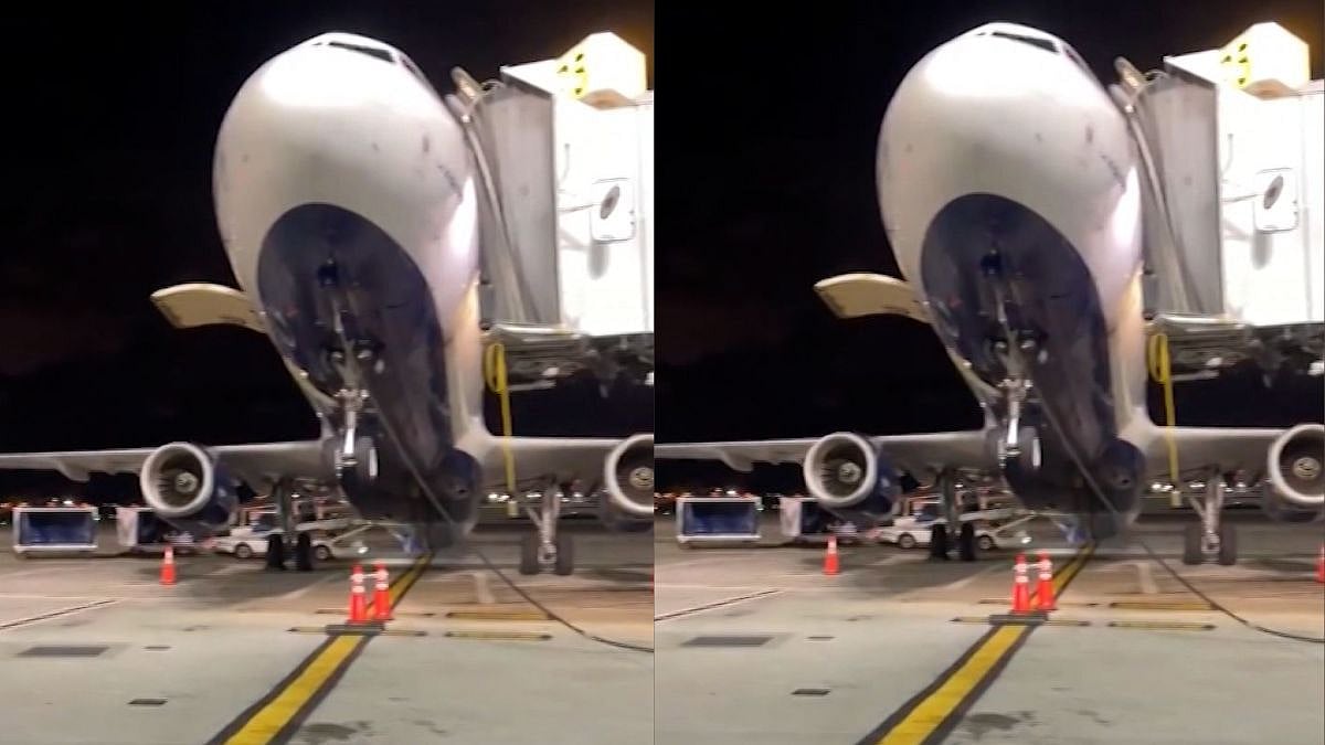 WATCH: Flight Dramatically Tips Back At NYC's JFK Airport While ...