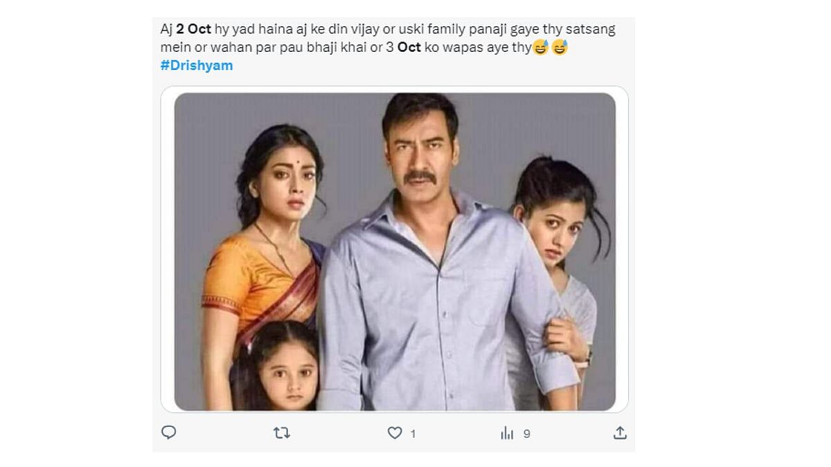 Netizens Share Drishyam Memes To Mark Gandhi Jayanti On October 2 (IYKYK)