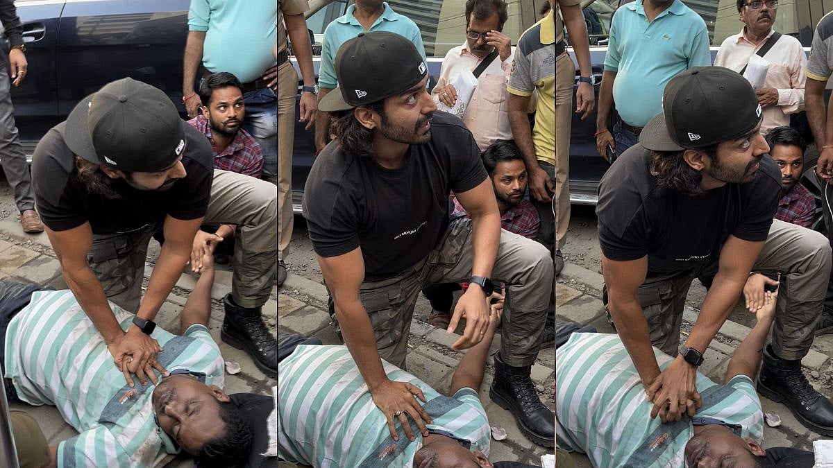Video: Actor Gurmeet Choudhary Gives CPR To Man Who Collapsed On Mumbai ...