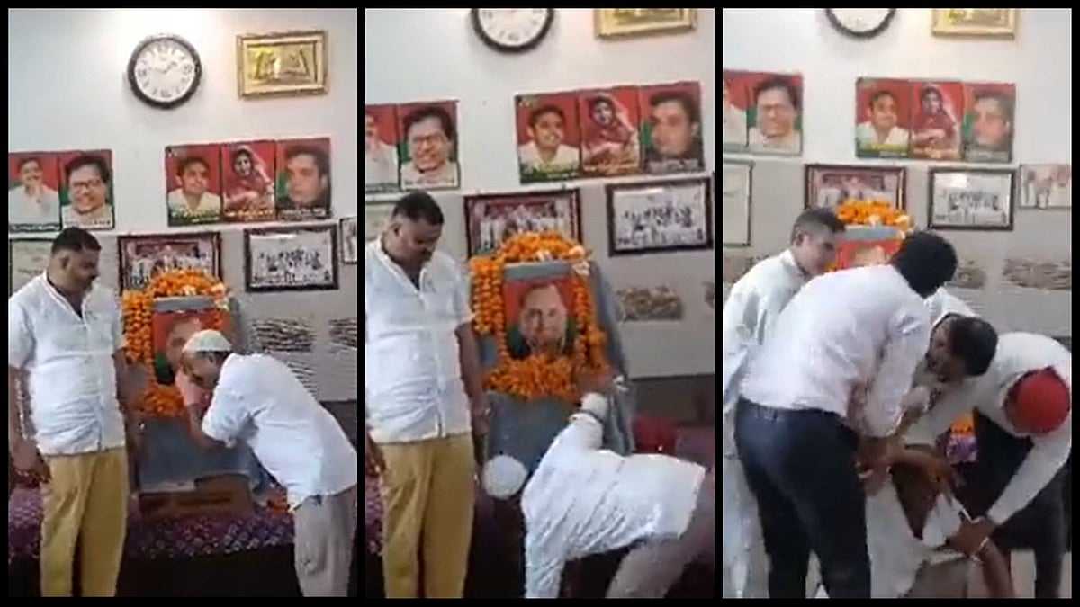 Video: SP Leader's 'Emotional Outburst' While Paying Tribute To Mulayam ...