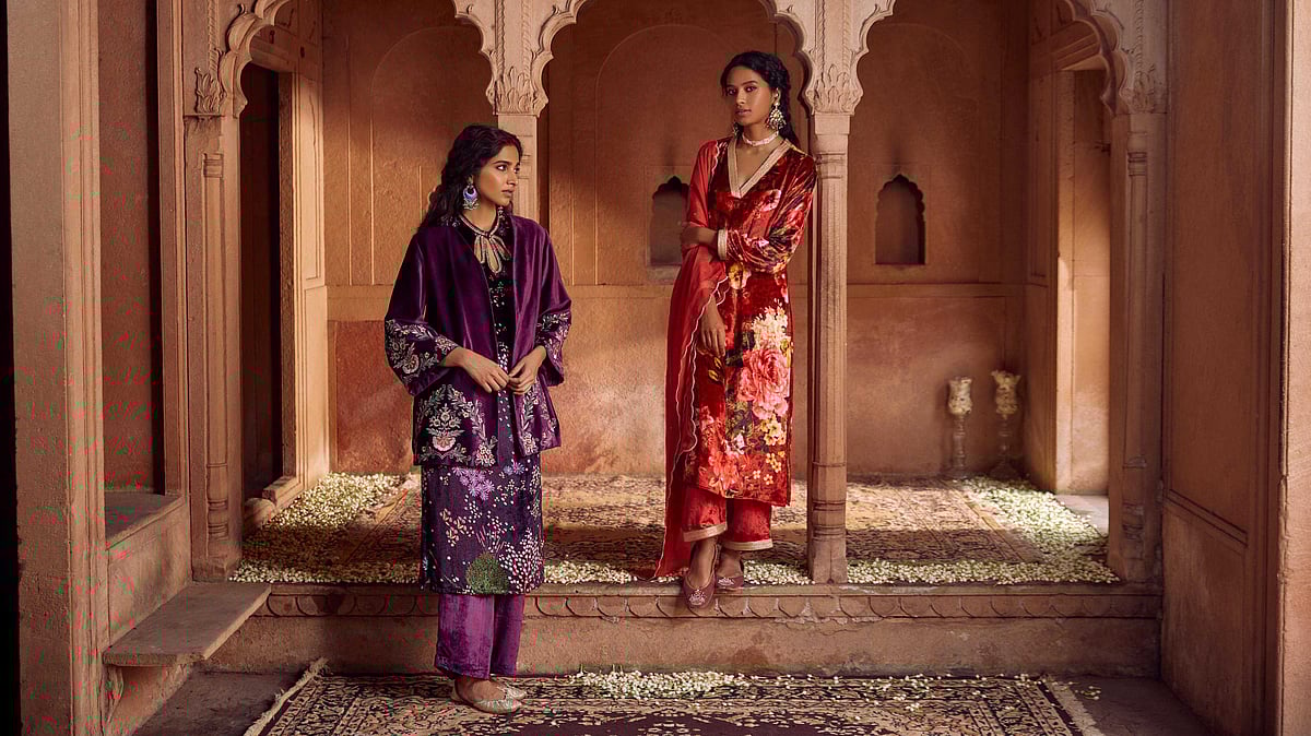 Ancestry Unveils Its Wedding Edit, Heer: Luxe & Lustrous Velvets In ...