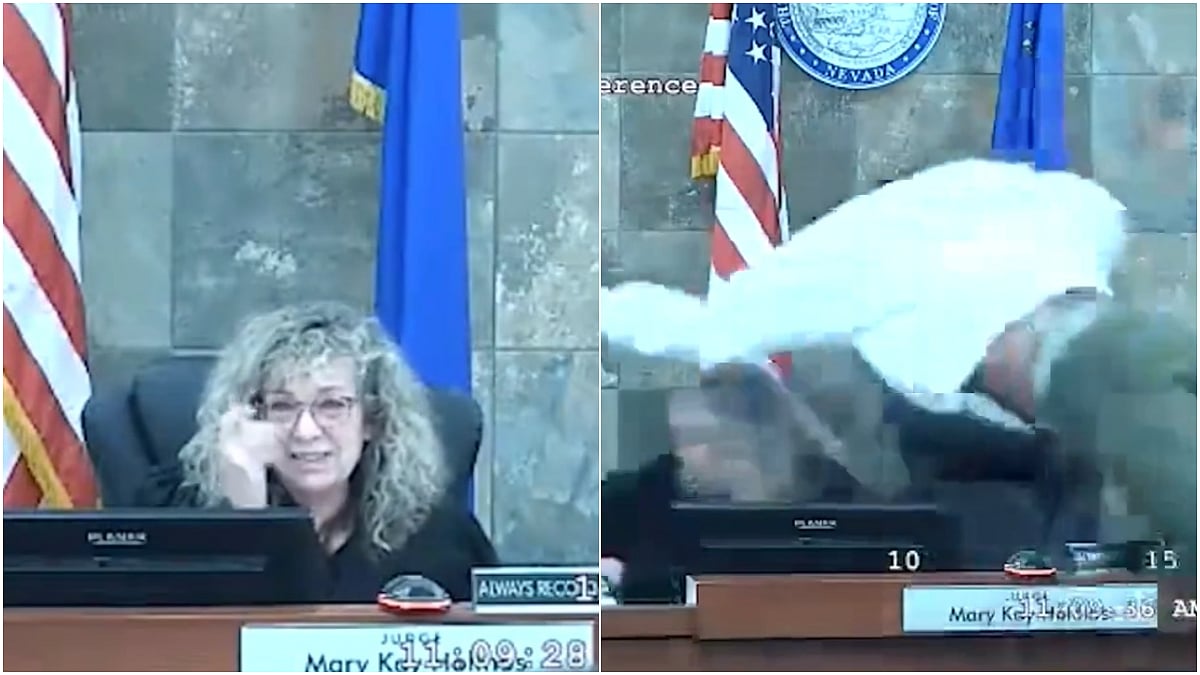 'F**k That B***h': Man Attacks Las Vegas Judge After She Denies Probation; Video Surfaces