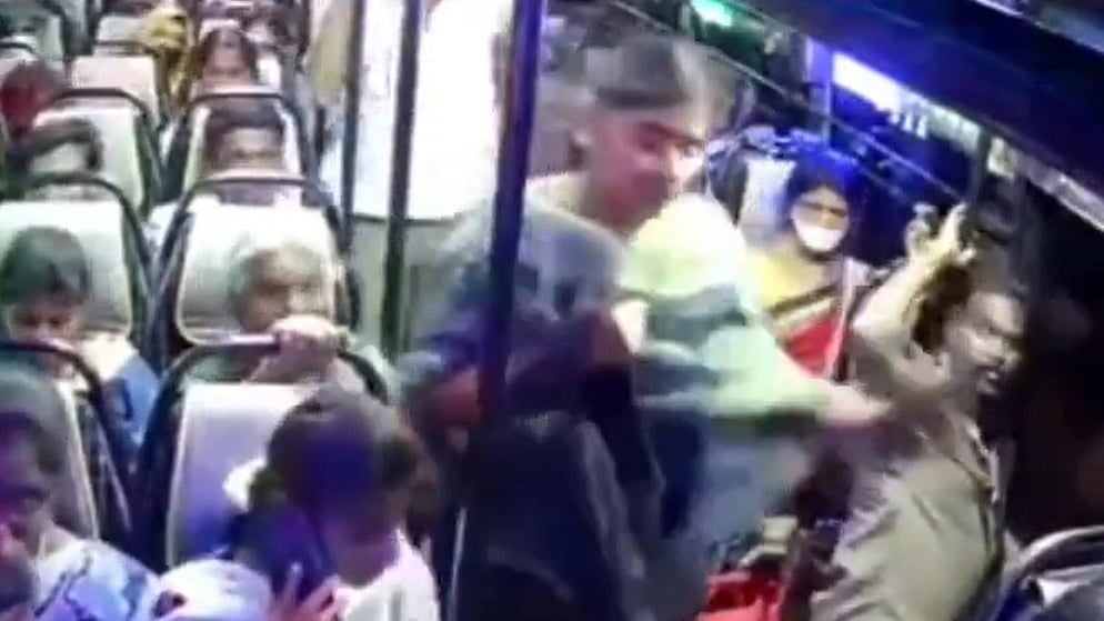 Watch Video: Bus Conductor Grabs Woman’s Hair And Pulls Her Inside To ...