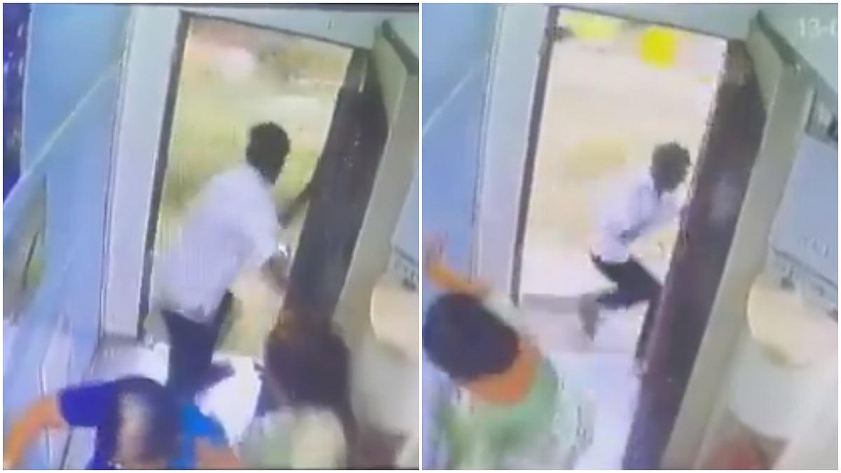 Shocking CCTV VIDEO: Youth Jumps Out Of Moving Train After Snatching ...