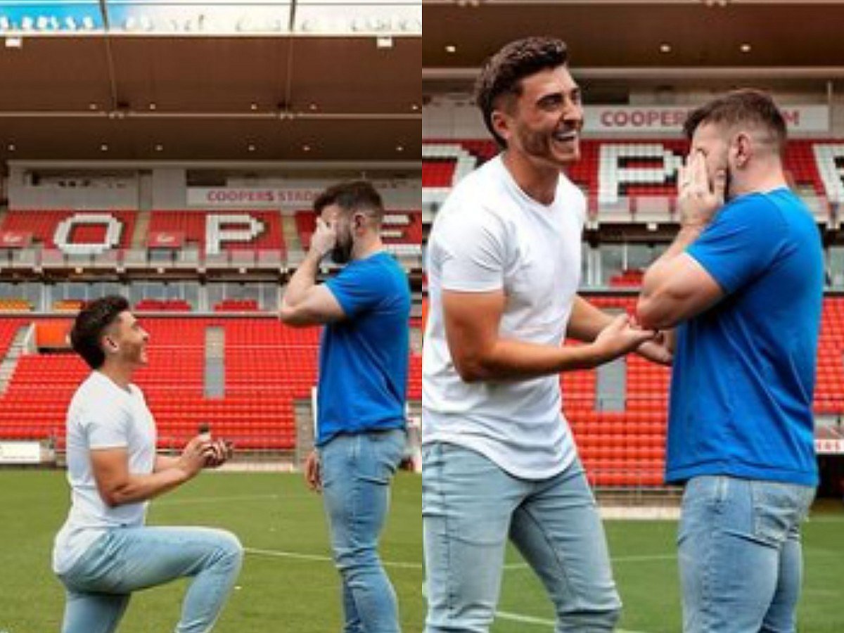 Viral Photos: World’s First Openly Gay Footballer Josh Cavallo Proposes To His Partner, Gets ...