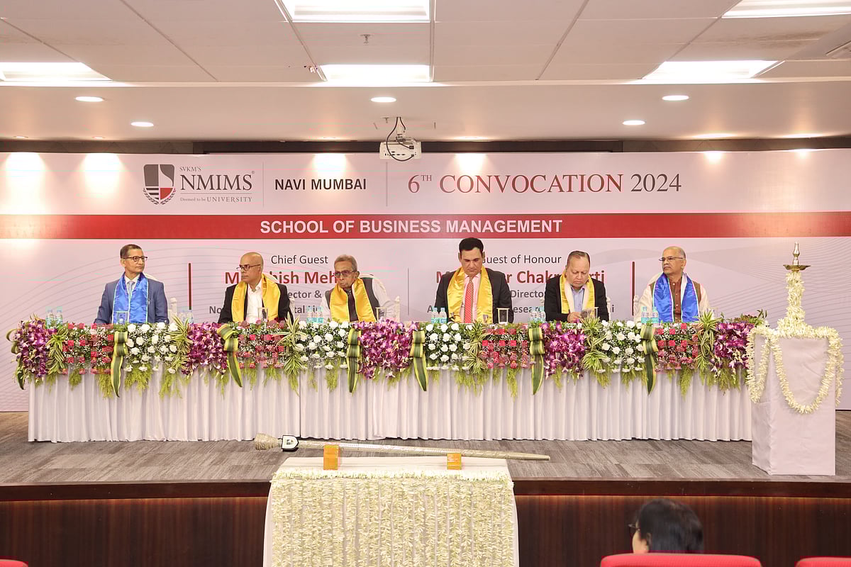 NMIMS Navi Mumbai School Of Management Celebrates Convocation 2024