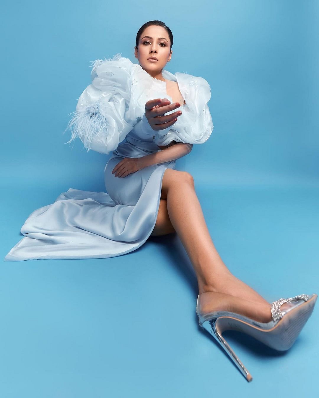 Shehnaaz Gill Flaunts Her Toned Legs In Dreamy Photoshoot