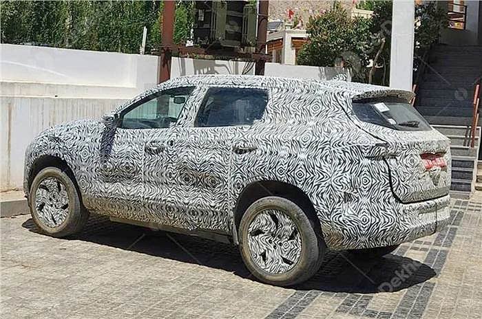 Tata Harrier EV AWD with Dual Electric Motors Spotted in Road Trials