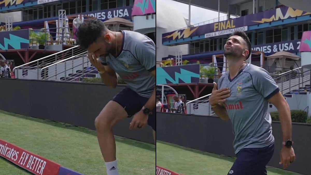 Video: Keshav Maharaj Remembers Lord Ram While Entering Field Ahead Of ...