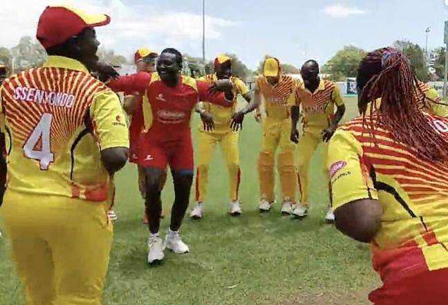 Video: Uganda Players Celebrate Their First T20 World Cup Win With ...