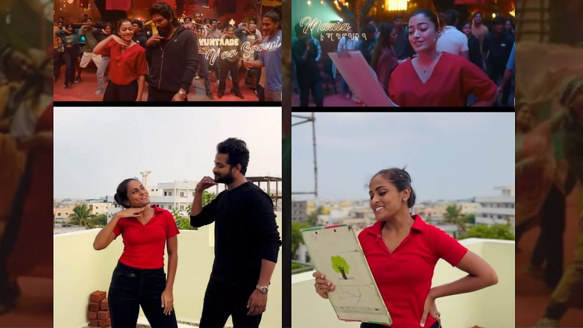 Couple Recreates Scenes Of Pushpa 2's 'Sooseki' Song In Viral Video ...