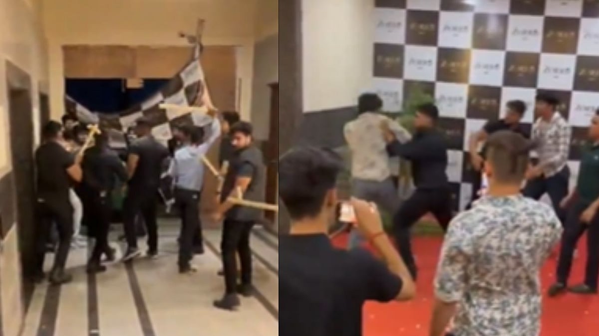 Agra Viral Video: Bouncers Beat Up Drunken Party-Goers With Sticks At ...