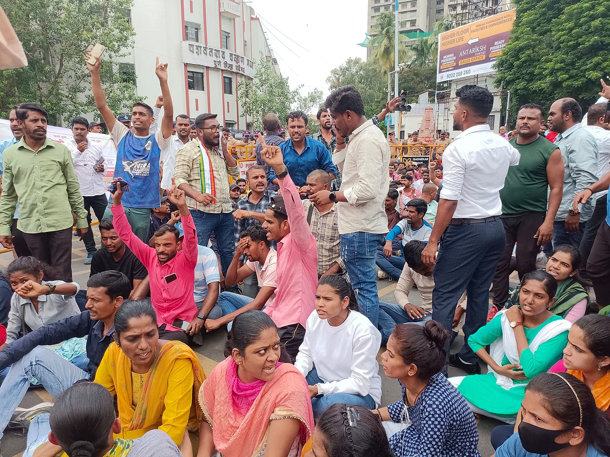 Pune Video: Police Aspirants Stage Protest, Demand Increase In Age Limit