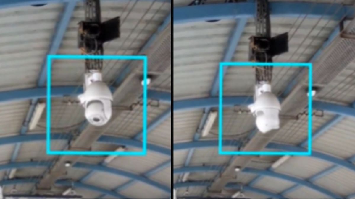 Train Commuters Spot 'Rapidly Rotating CCTV TV Camera' At Thane Railway ...