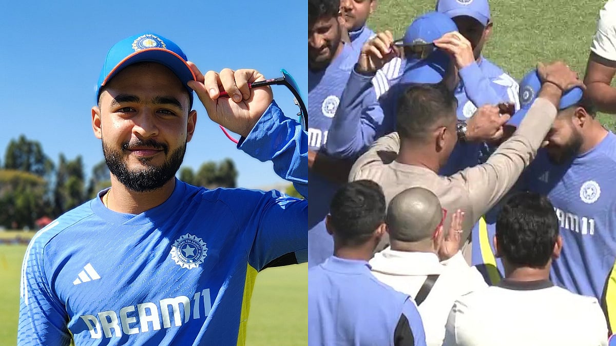 IND vs ZIM: Riyan Parag Receives His First-Ever Team India Cap From His ...