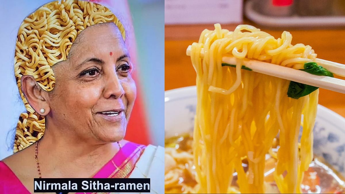 PHOTOS: From Ramen To Sithapal, Meme Edits Of Finance Minister Nirmala ...