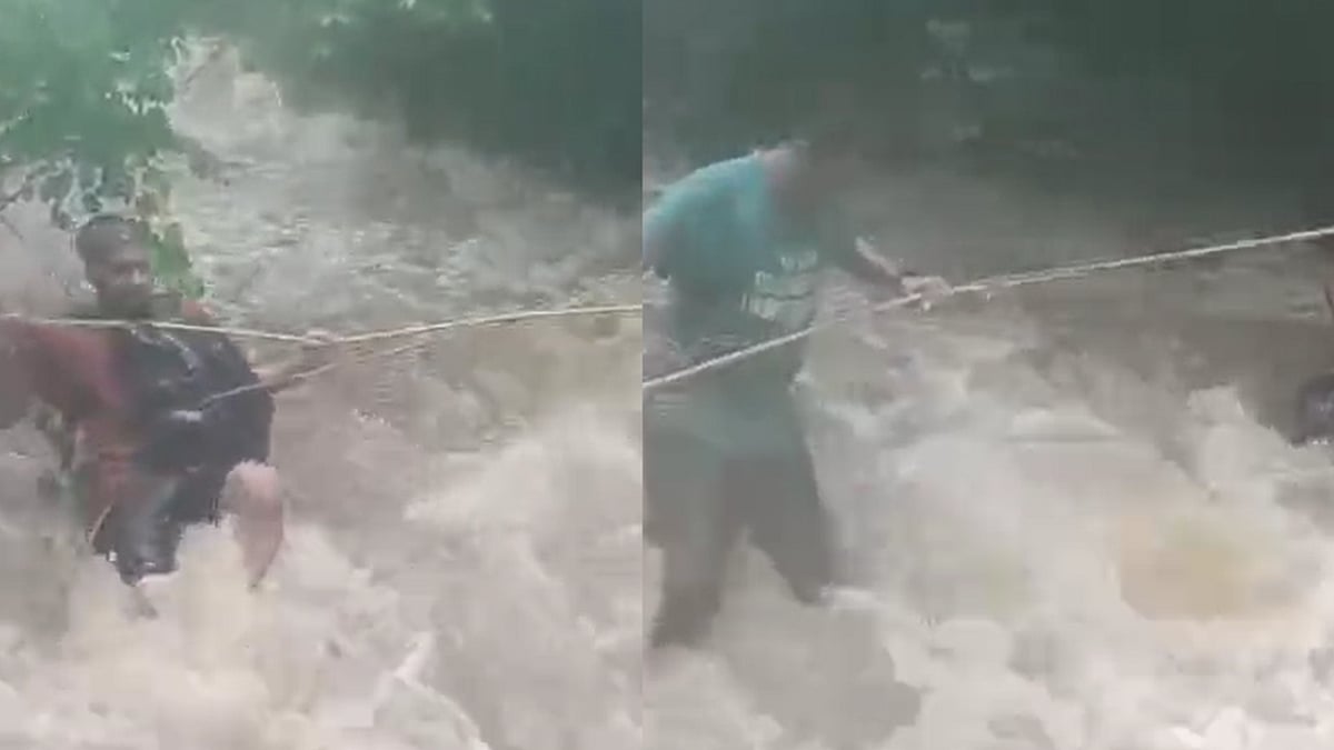 Navi Mumbai Rains: 70 Tourists Stranded At Waterfall In Belapur ...