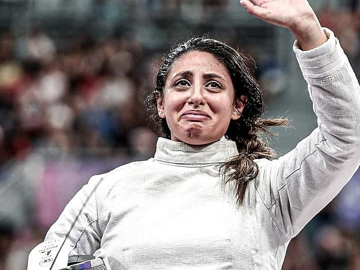 'There Were Actually 3 On The Podium': Egyptian Fencer Competes While ...