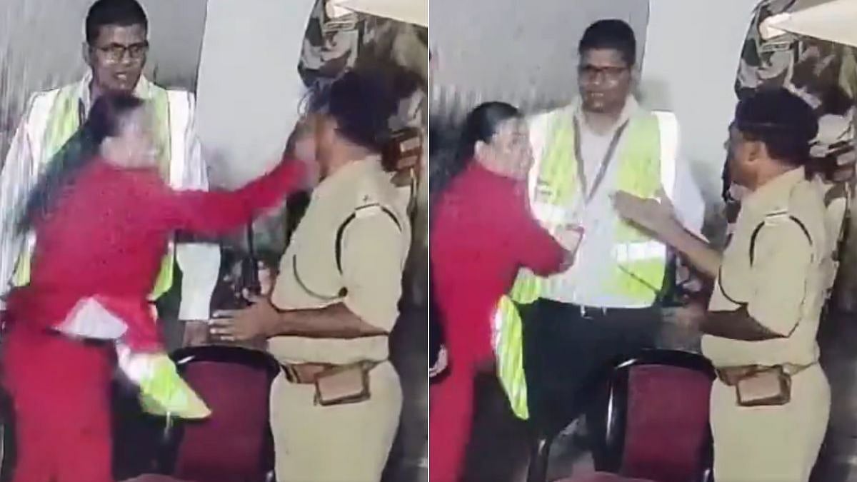 SpiceJet Female Employee Slaps CISF Jawan At Jaipur Airport, Shocking ...