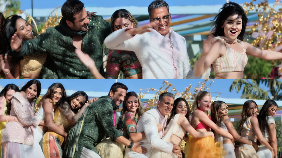 'Pure Nostalgia': Netizens REACT As Akshay Kumar, Fardeen Khan Recreate Heyy Babyy Hook Step In ...