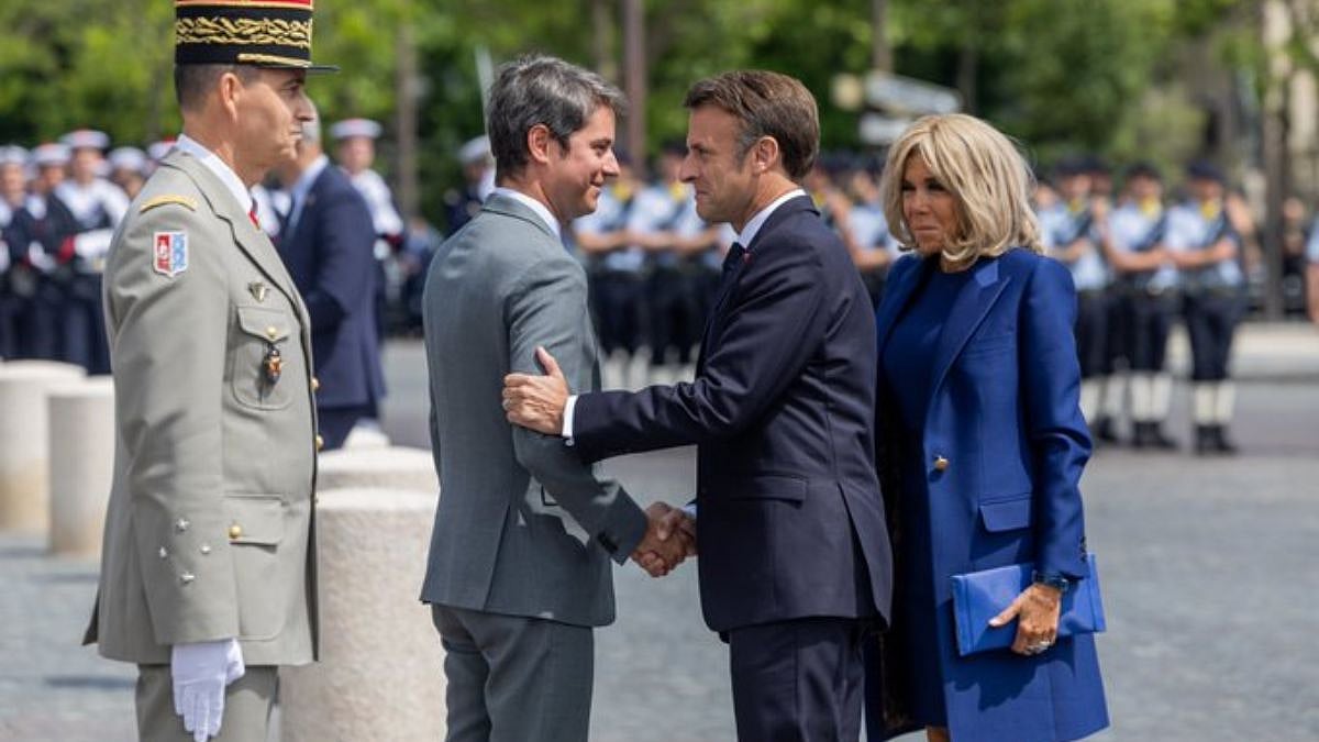 French President Emmanuel Macron Accepts PM Gabriel Attal's Formal ...